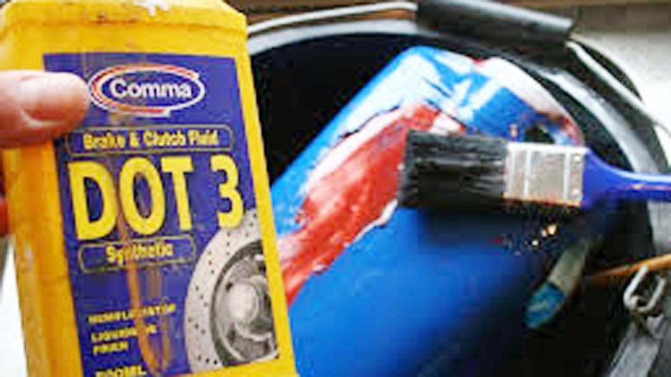 Does Brake Fluid Remove Car Paint?