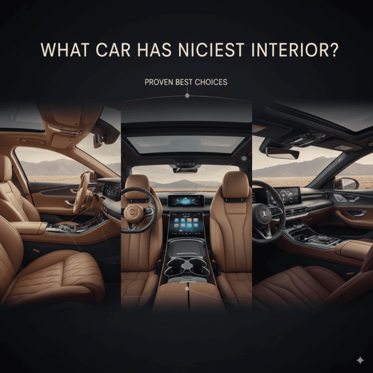 Which Cars Have the Nicest Interior? Best Choices by Budget
