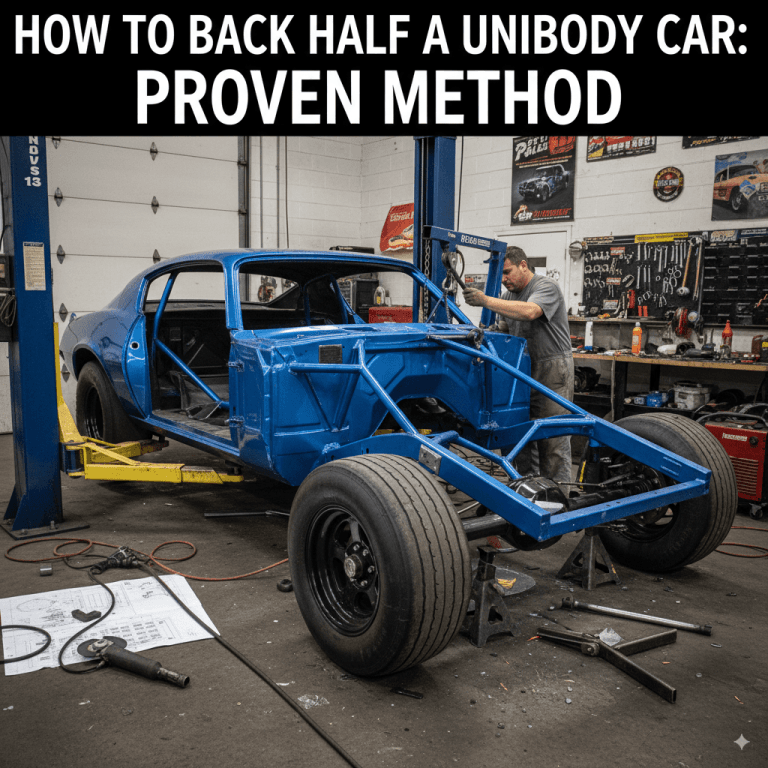 How To Back Half a Unibody Car: Proven Method