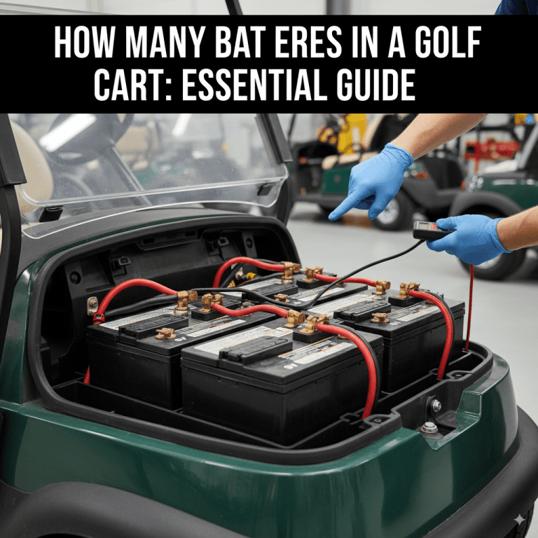 How Many Batteries Are in a Golf Cart? Common Setups Explained